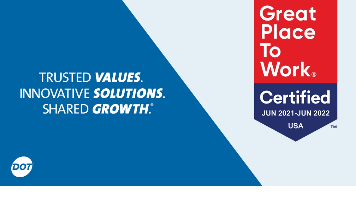 Dot Foods Announces Certification as a Great Place To Work® | Dot Foods Careers